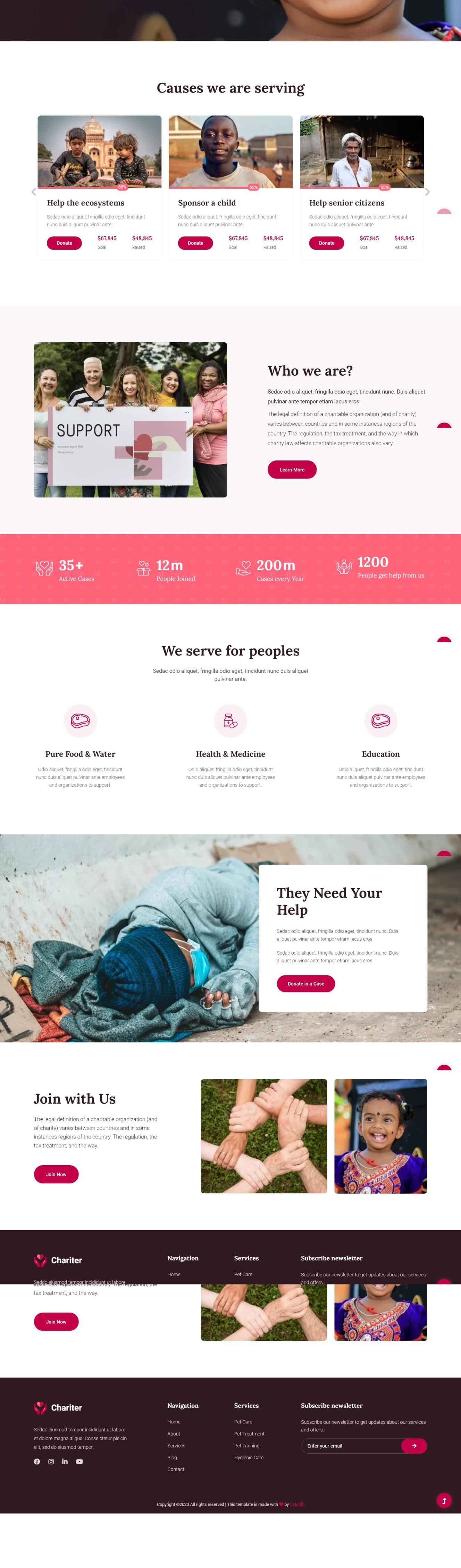 Charity NGO HTML Template